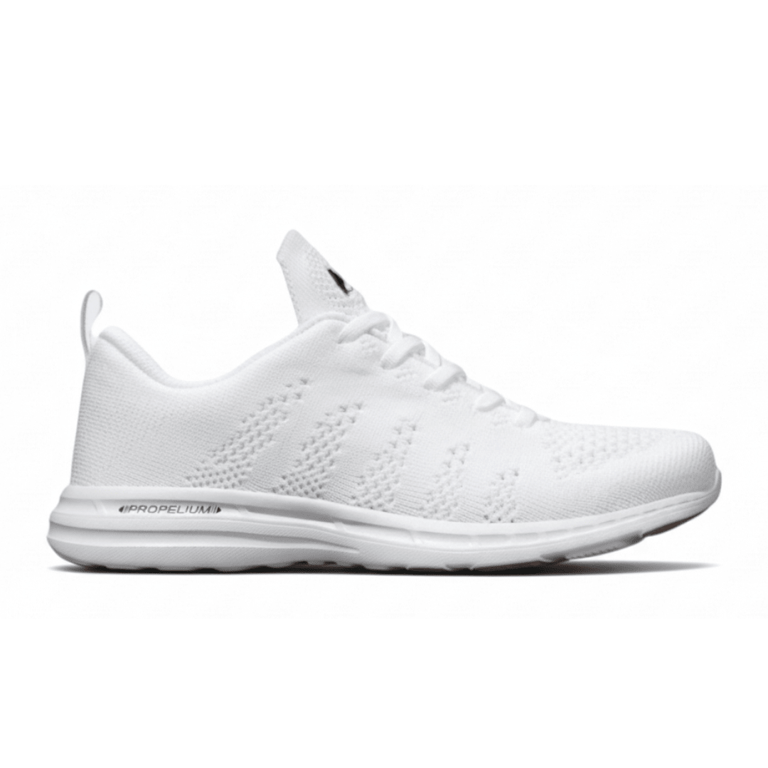 APL Women’s TechLoom Pro Sneaker – White/Black/Gum | Lightweight ...