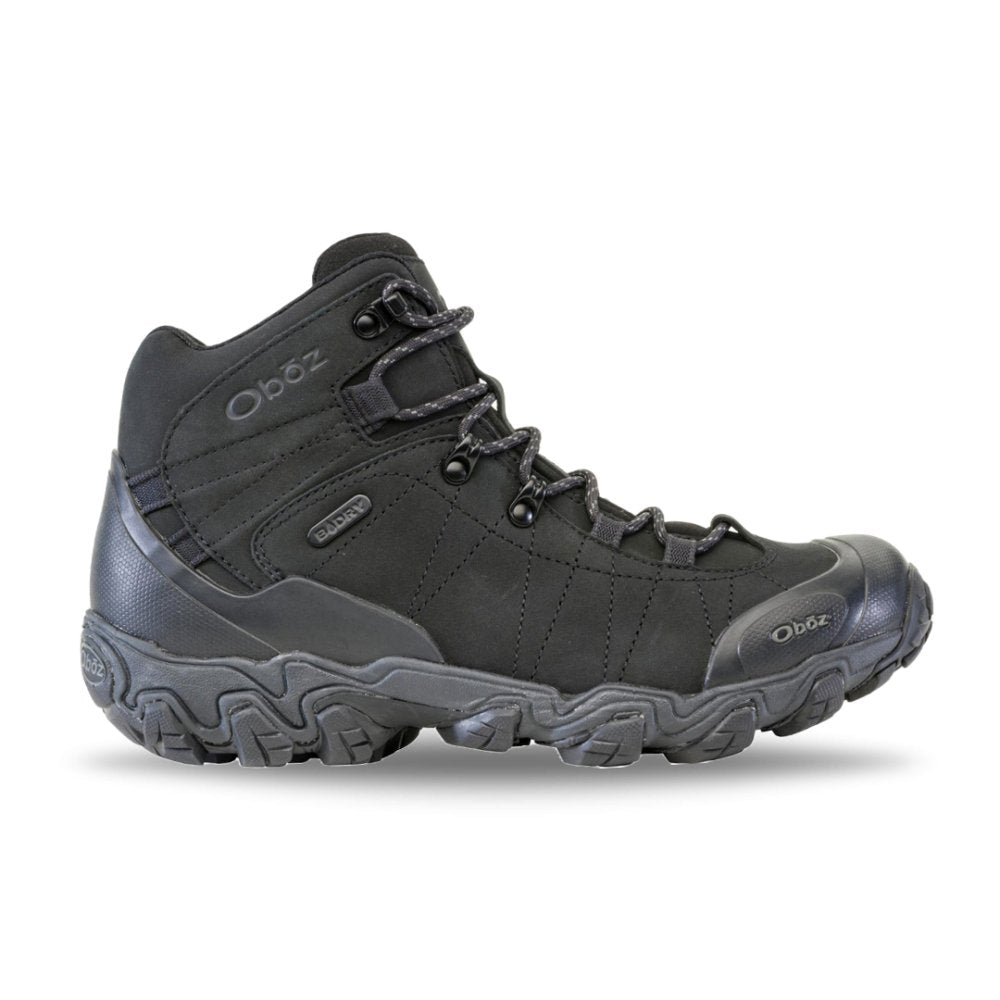 Oboz Men's Bridger Mid Waterproof Hiking Boots - Black Sea – Seliga Shoes