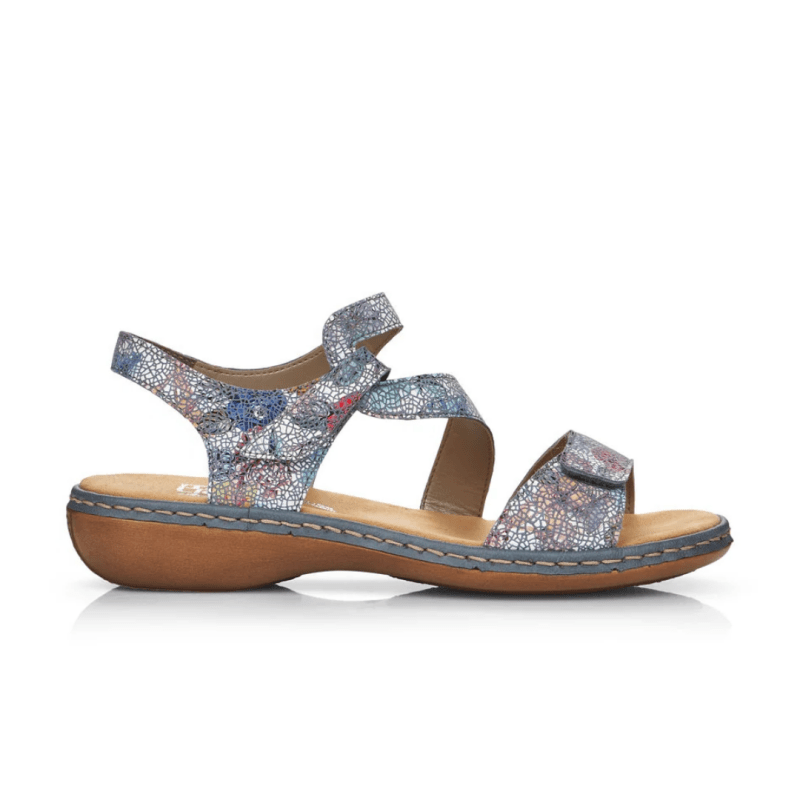 Rieker Women's Regina 659C7-90 Comfort Sandals - Adria/Multi – Seliga Shoes