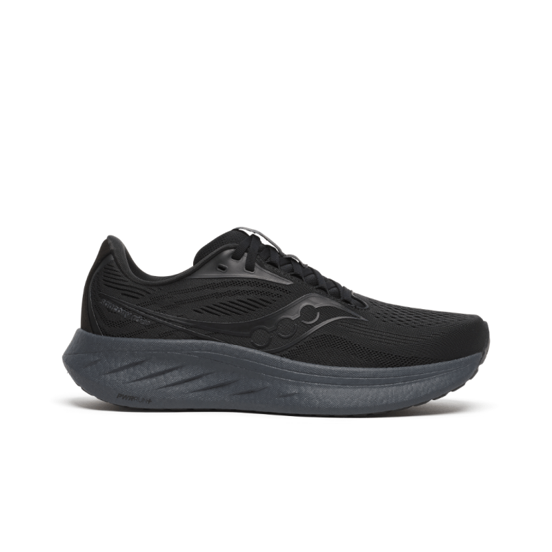 Saucony Men's Ride 18 - Black/Shadow – Seliga Shoes