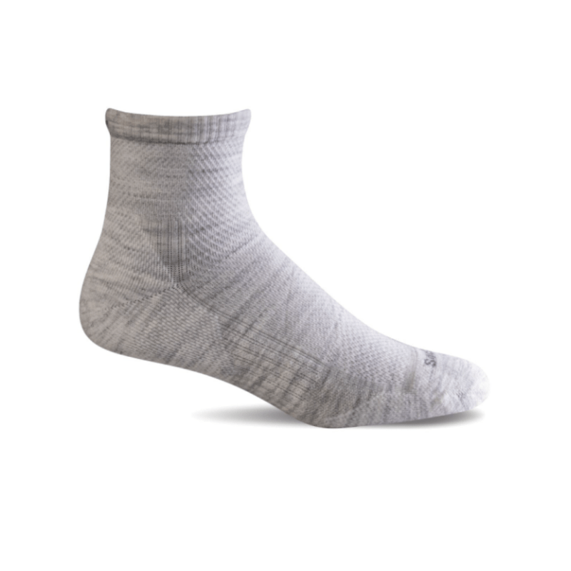Sockwell Women’s Elevate Quarter – Ash | Compression Socks – Seliga Shoes
