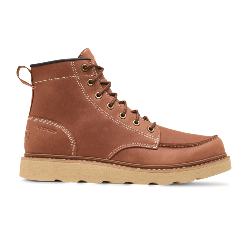 Sorel Men's Slabtown 62 Moc Waterproof Boot - Rustic Brown/Ceramic ...